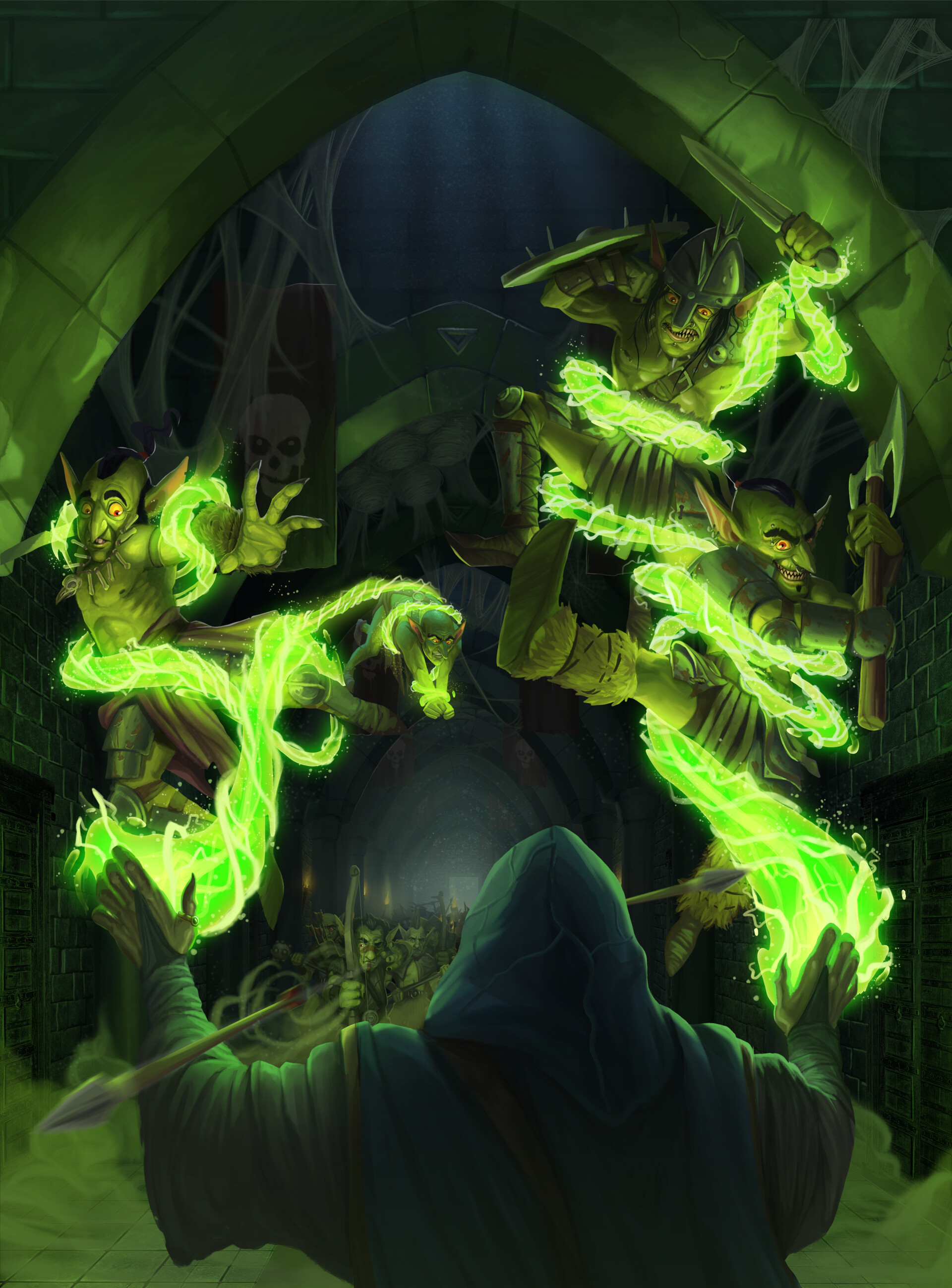 ArtStation - The attack of the goblin horde