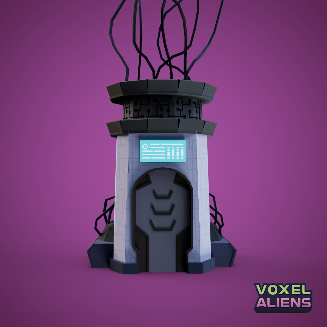 Voxel Aliens - Upgrade Chamber