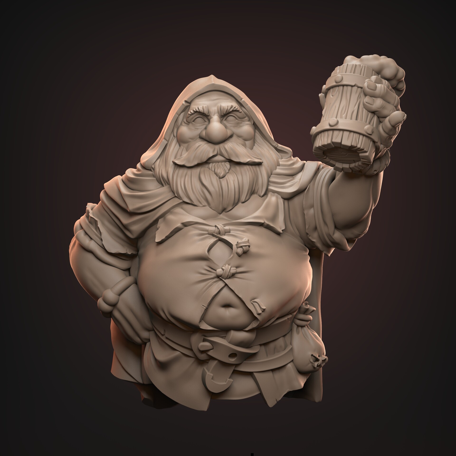 ArtStation - Dwarf bust