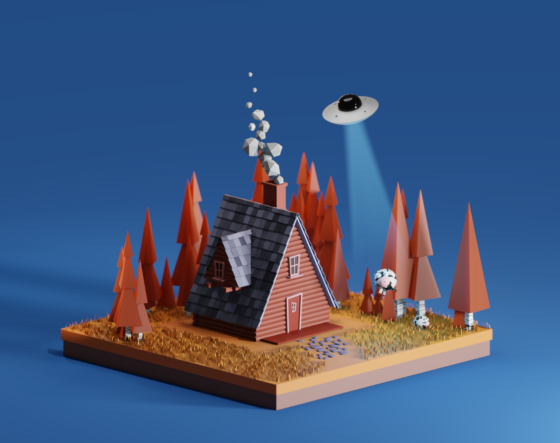 ArtStation - UFO Attack