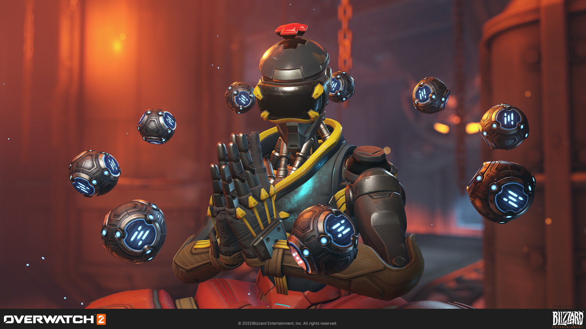 Airborn Studios - Overwatch 2 - Cybermonk Zenyatta