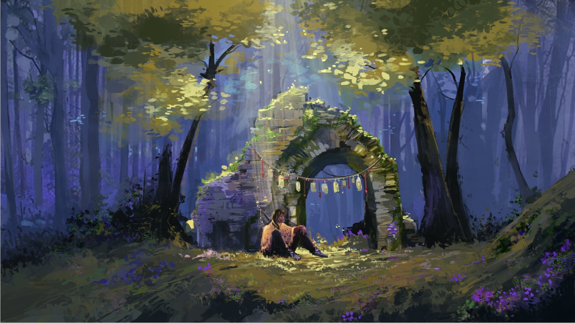 ArtStation - A break in the meadows