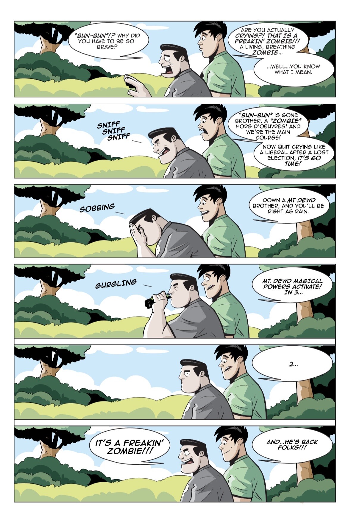 ArtStation - COMICS - “MEAT & POTATOES”