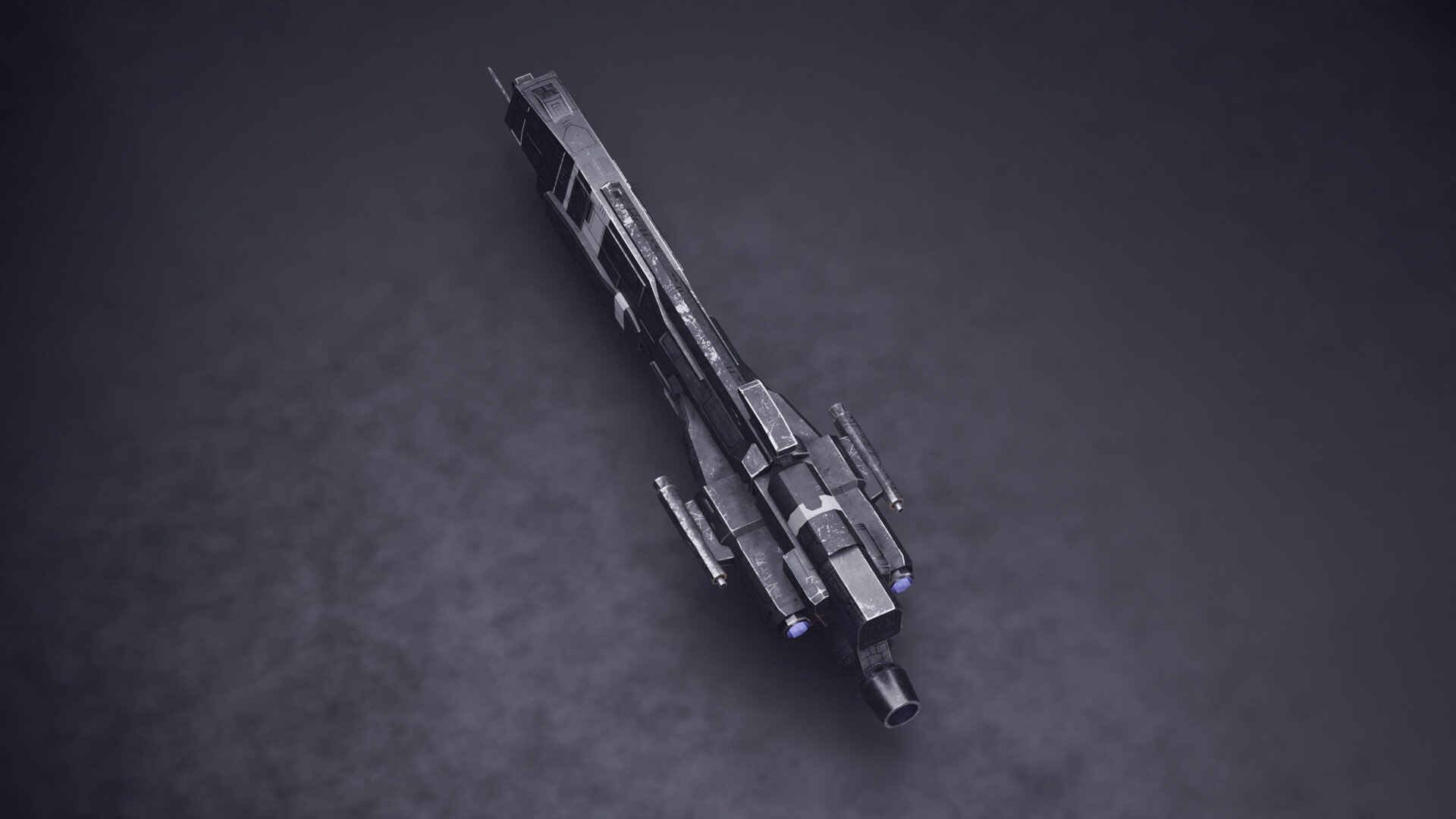 ArtStation - Spaceship Version 5 ( Uv Mapping And Texturing)