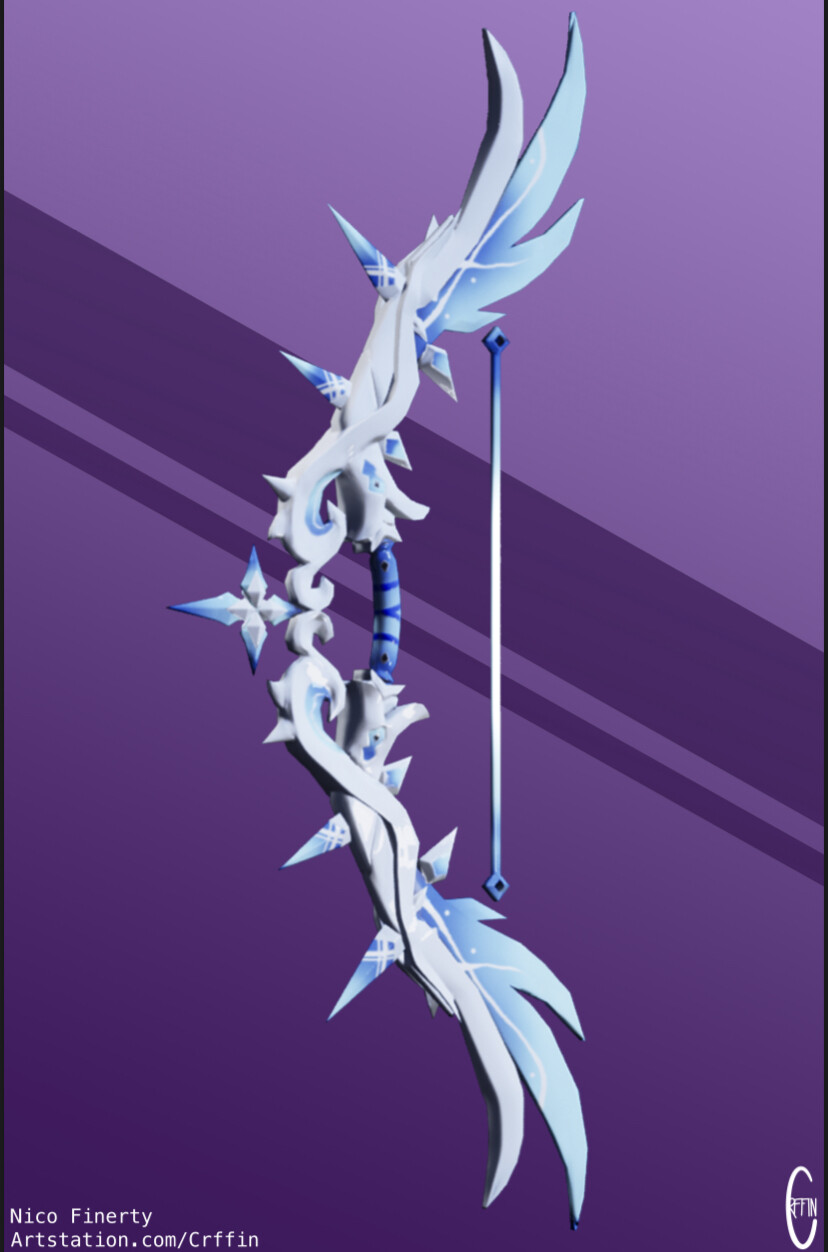 ArtStation - Polar Star Bow (Genshin Impact) Asset