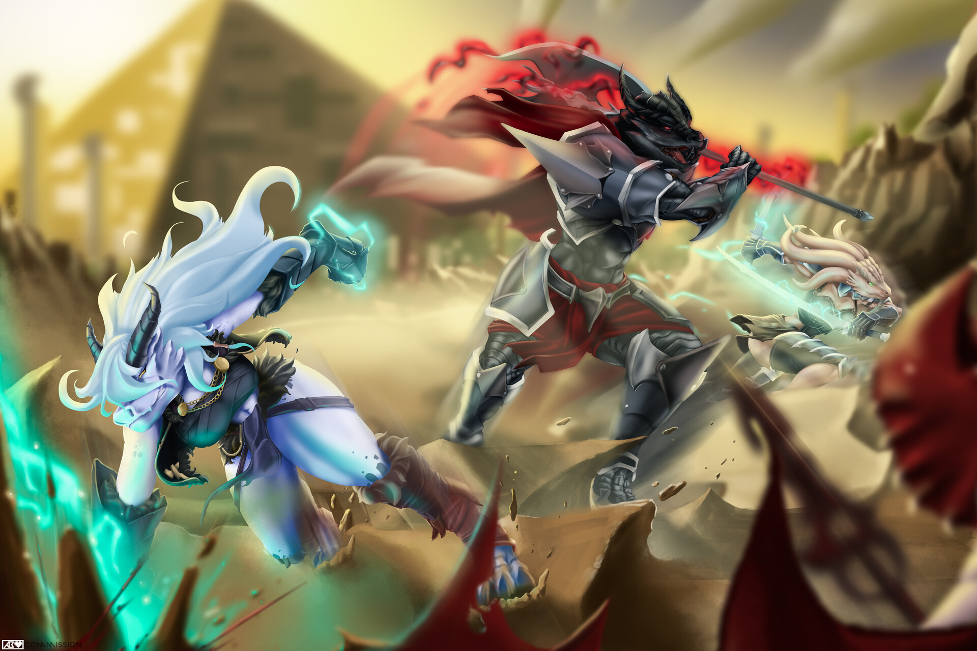 ArtStation - Dungeons and Dragons Final Battle