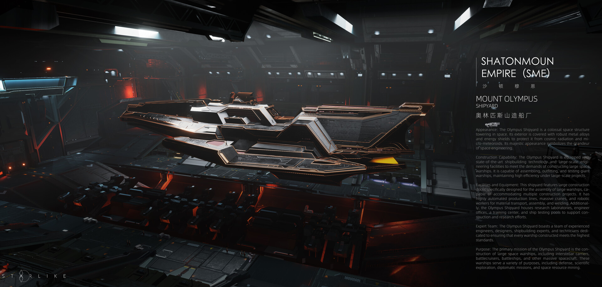 ArtStation - STARLIKE The Mount Olympus Shipyard Design Collection (Team Works)