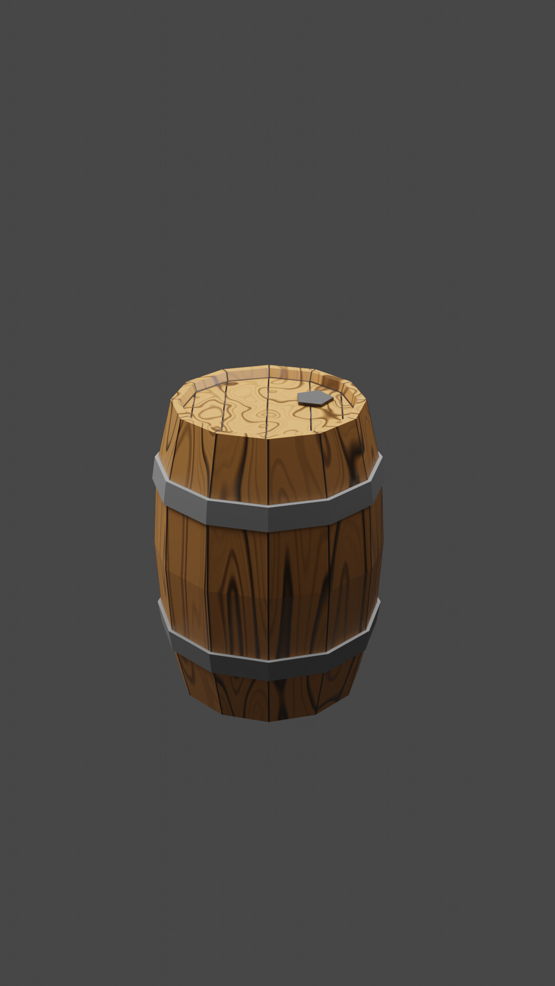 ArtStation - Wooden Barrel Prop