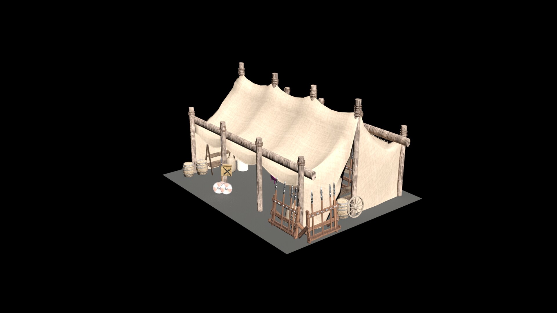 ArtStation - Ancient Tent