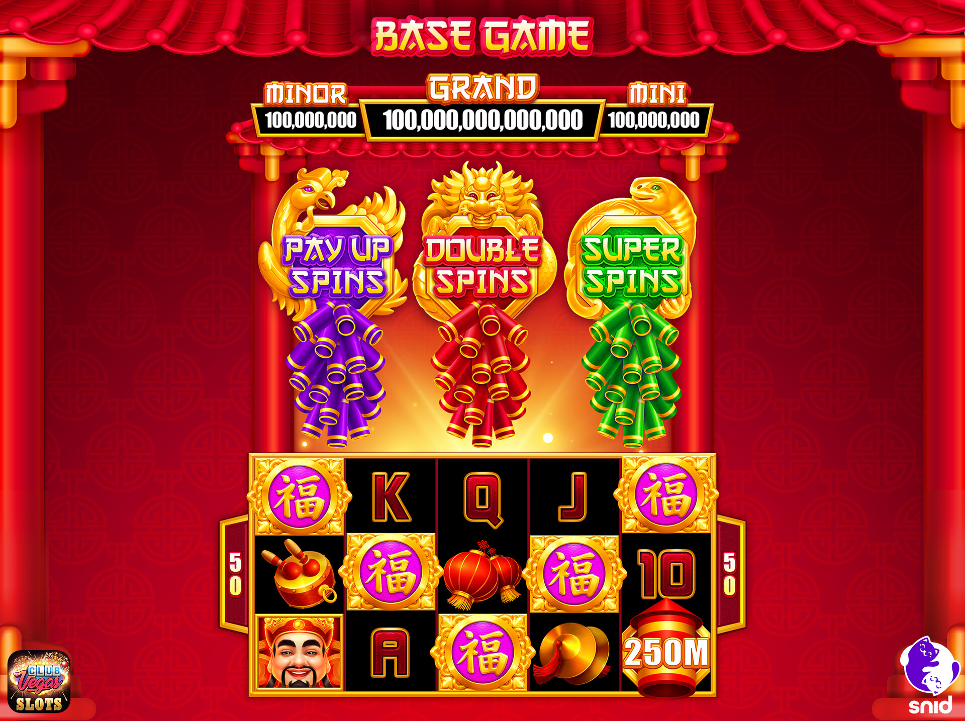 SNID Art Studio - Caishen Triple Cash