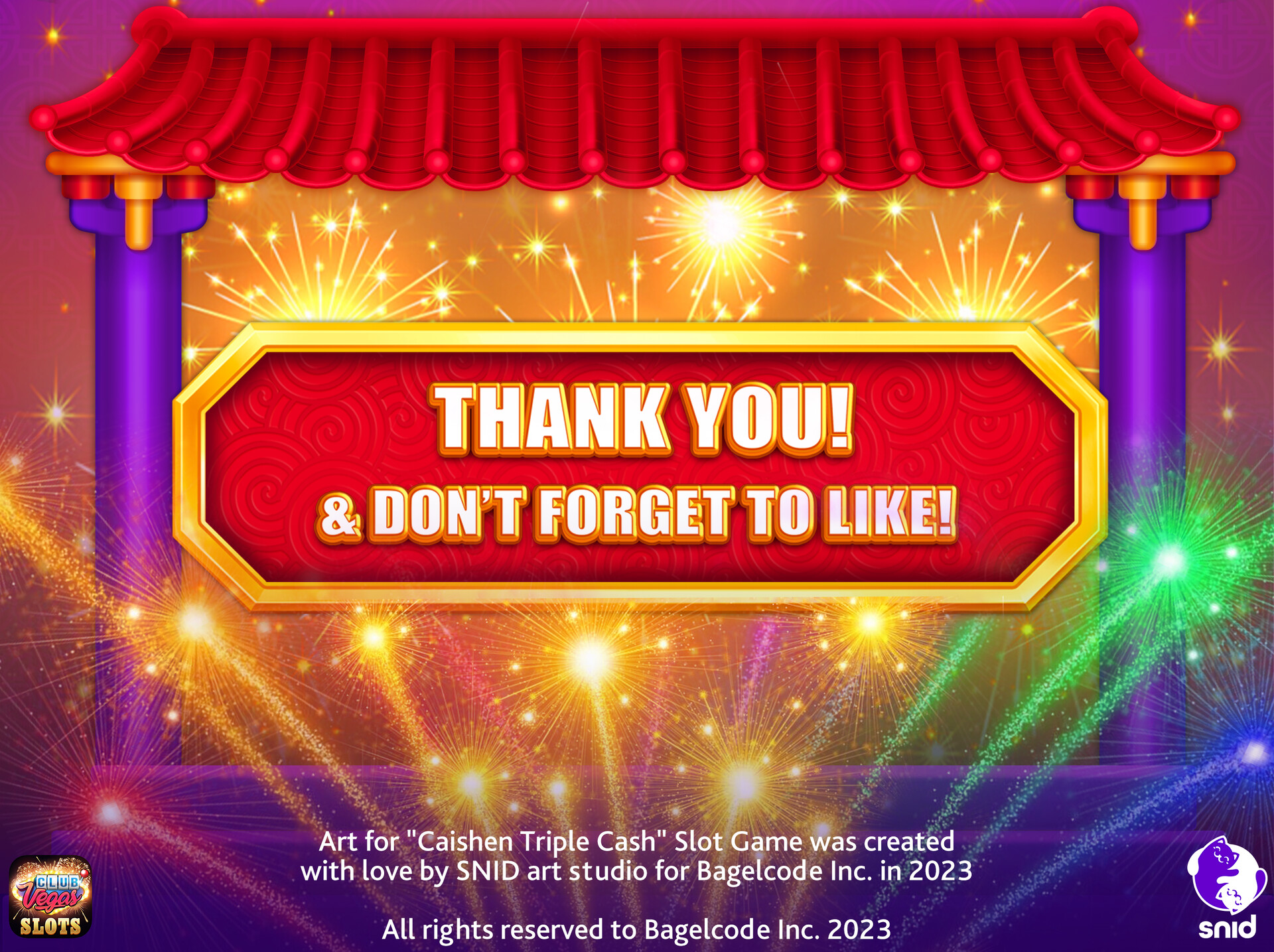 SNID Art Studio - Caishen Triple Cash