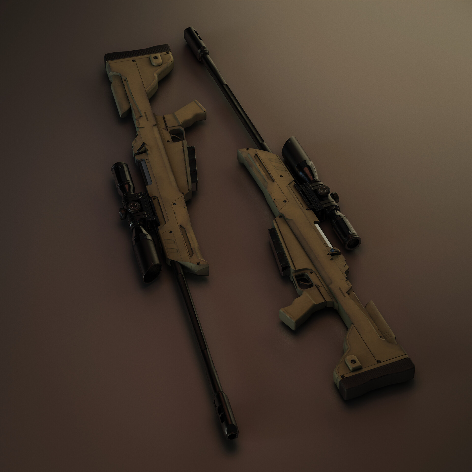 ArtStation - Sniper rifle Operator