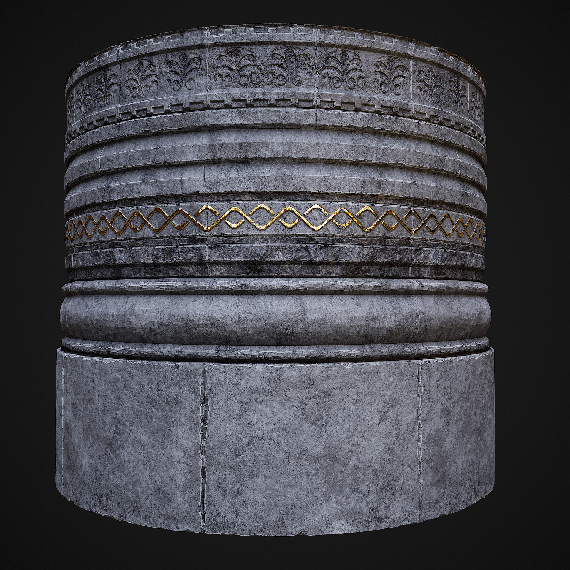 ArtStation - Stone Trim Sheet