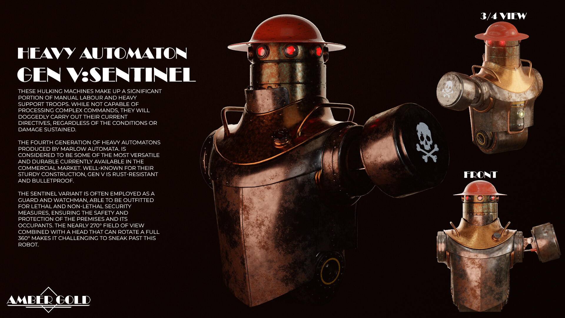 Daniel Burke - Anvil HSG, Heavy Support Automaton