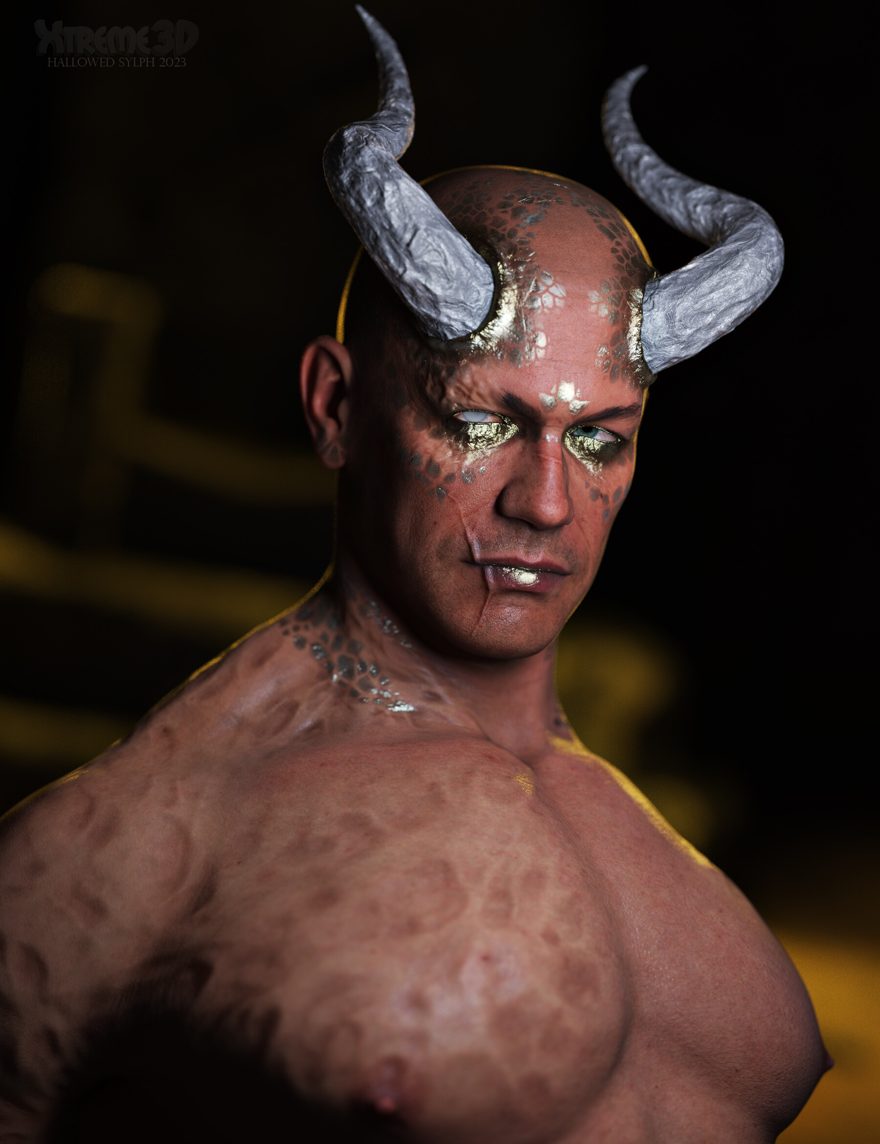 Xtreme3D Studio - FPE Universal Horns and AddOn Textures for G8.1M