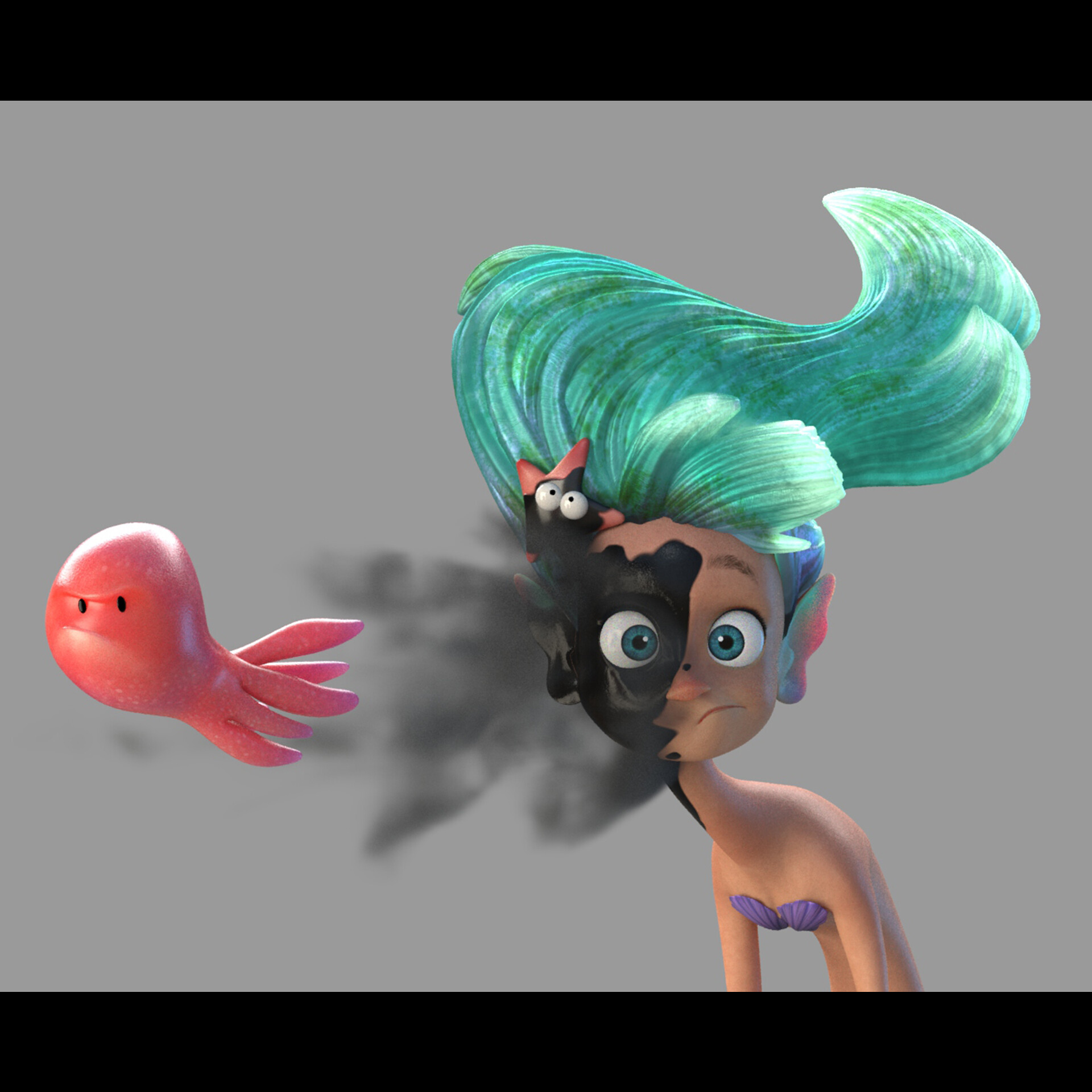 Angela Smaldone - Mermaid study by Peter T. Brockhammer