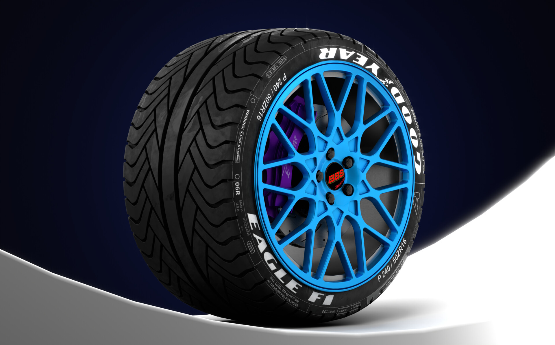 ArtStation - BBS RX-R 9x20/5x112 ET34 DIA82, Denys Sierov