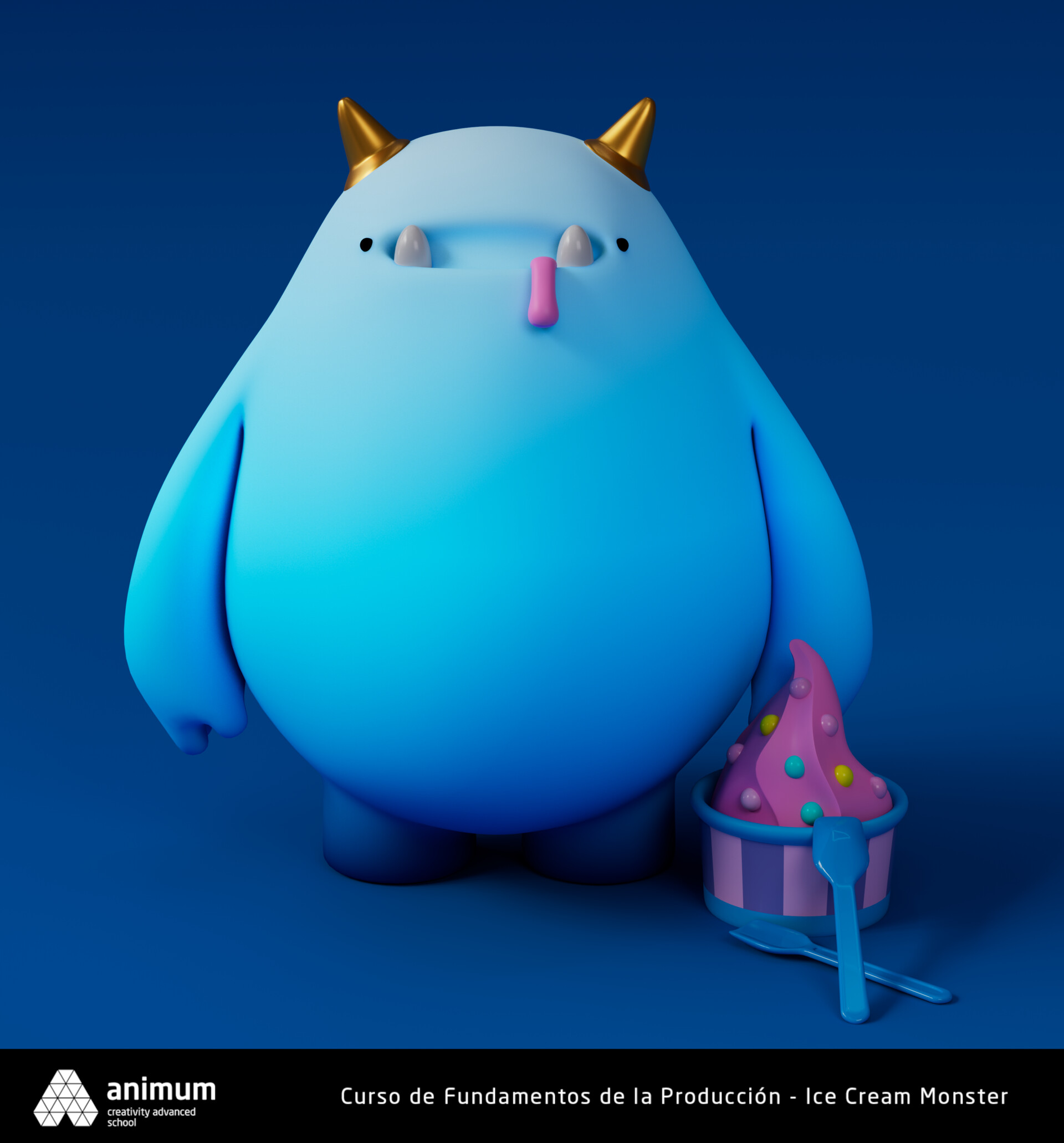 ArtStation - Ice Cream Monster