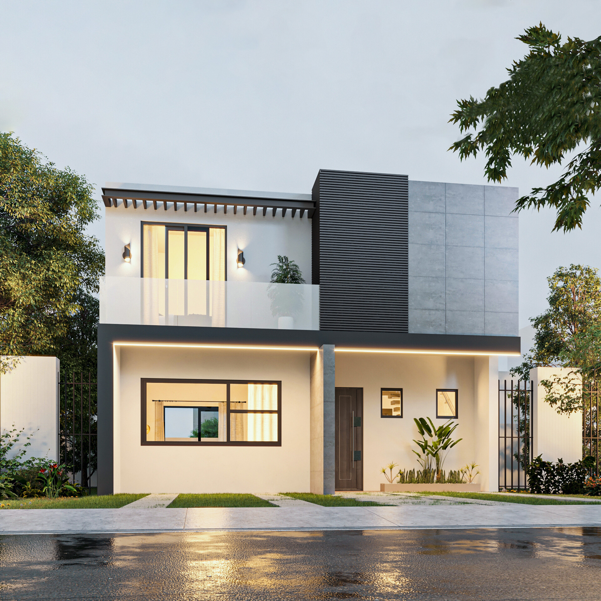 ArtStation - WATER MIRROR HOUSE