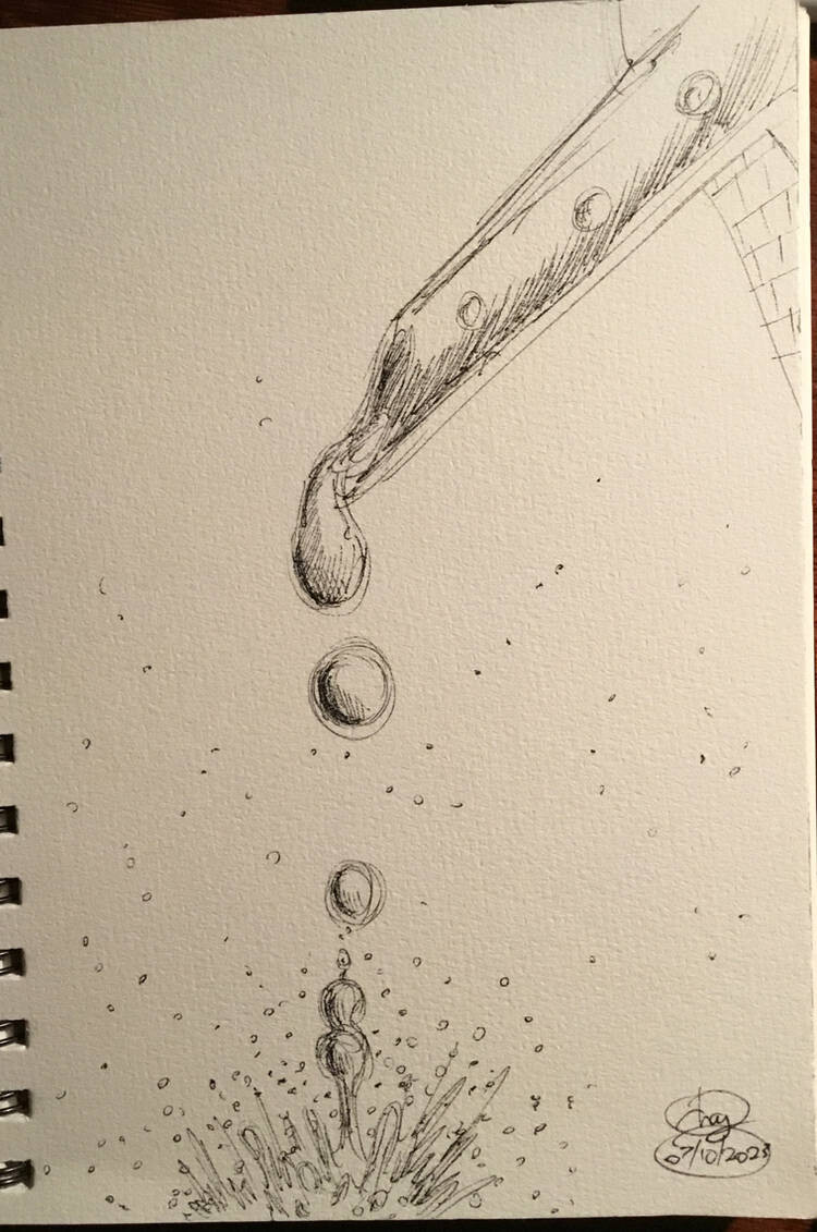 ArtStation - Inktober 2023 - Day 7 - Drip