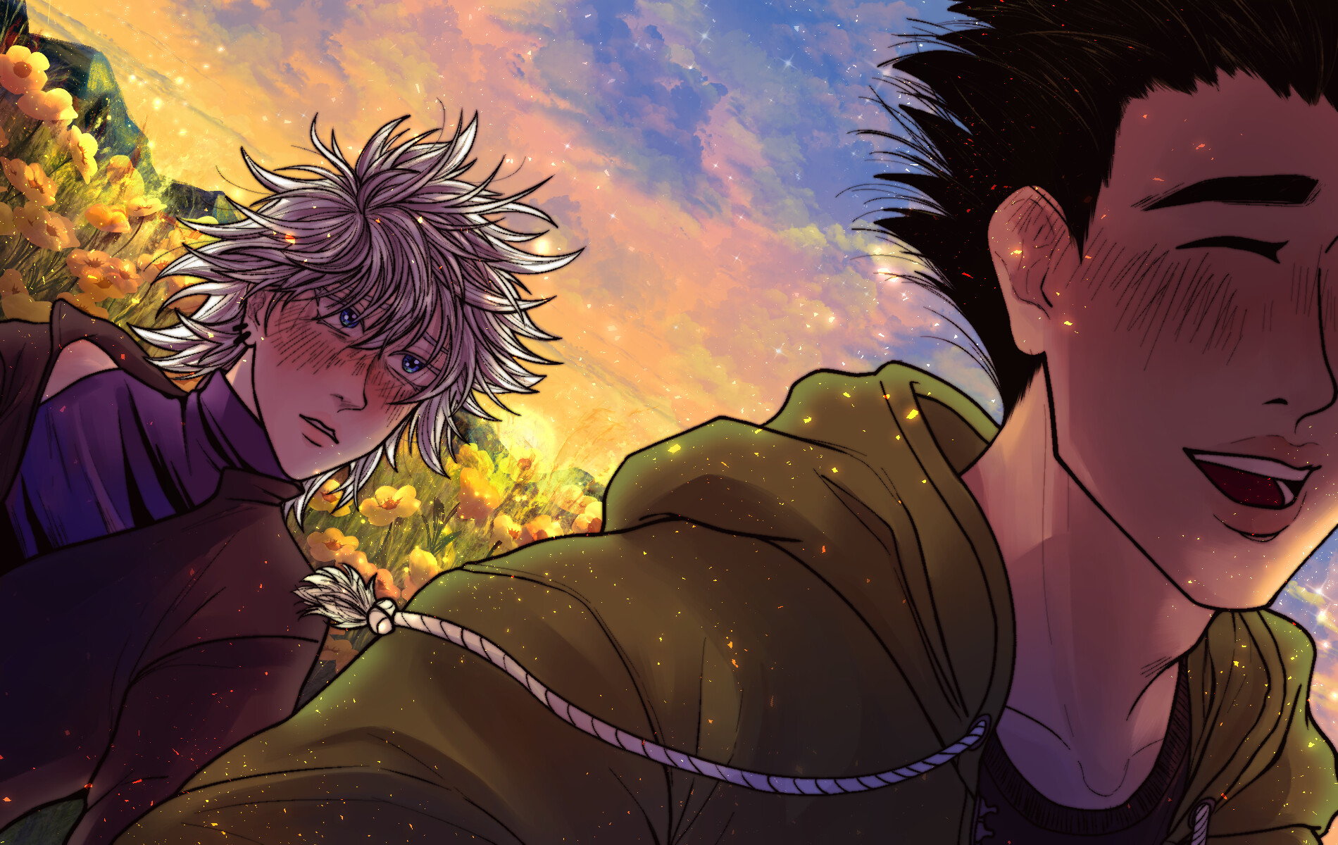 ArtStation - killua and gon