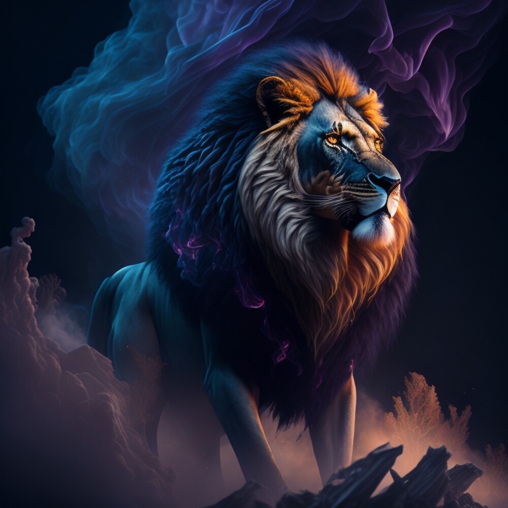 ArtStation - A lion crafted