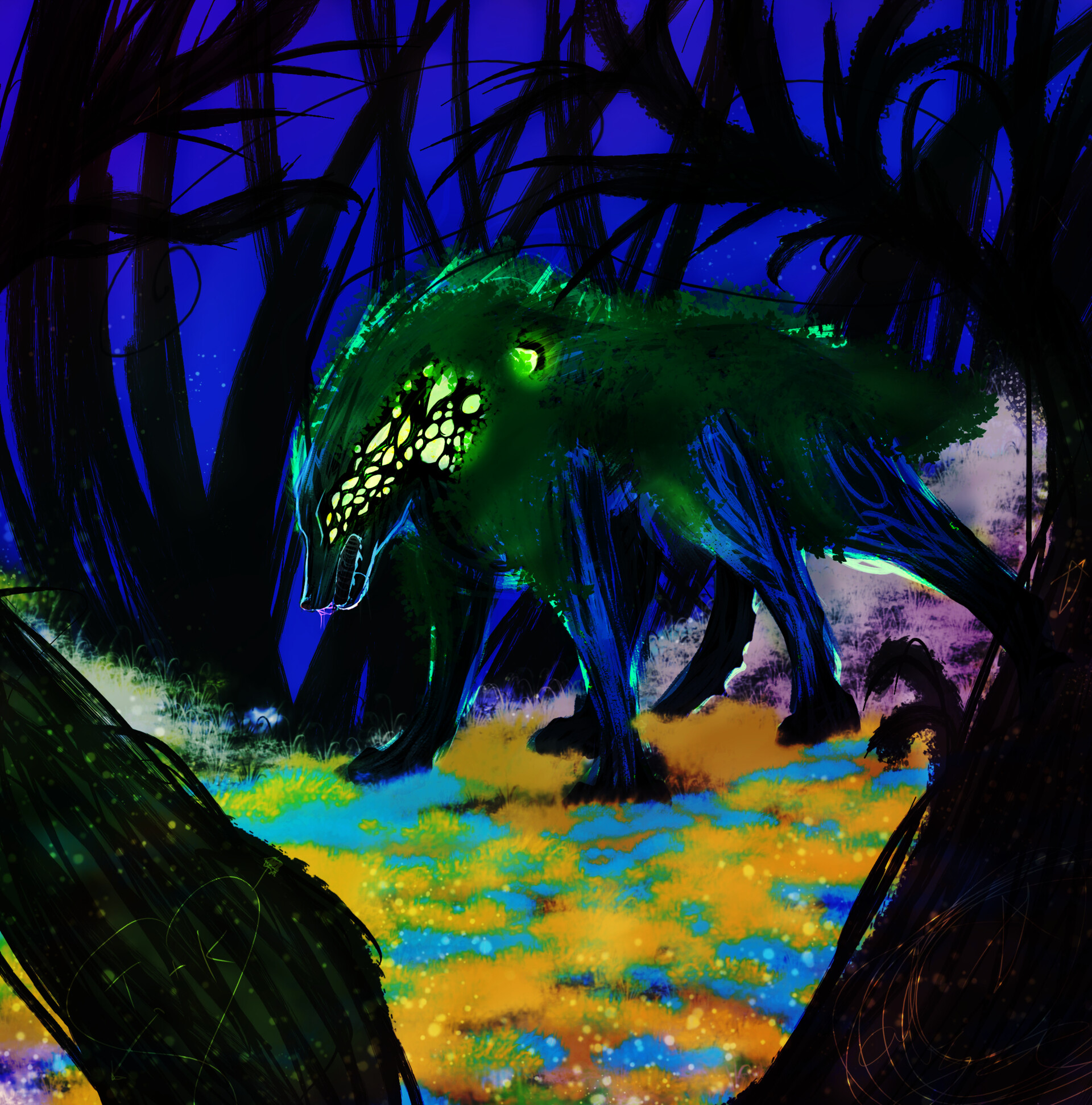 ArtStation - Cre-aken shift hound [ alien species ] god destroyer type ...