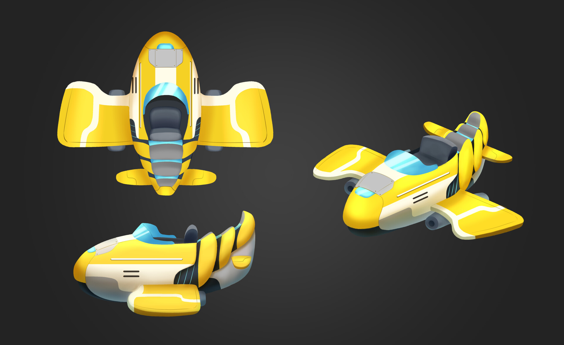 ArtStation - The plane concept