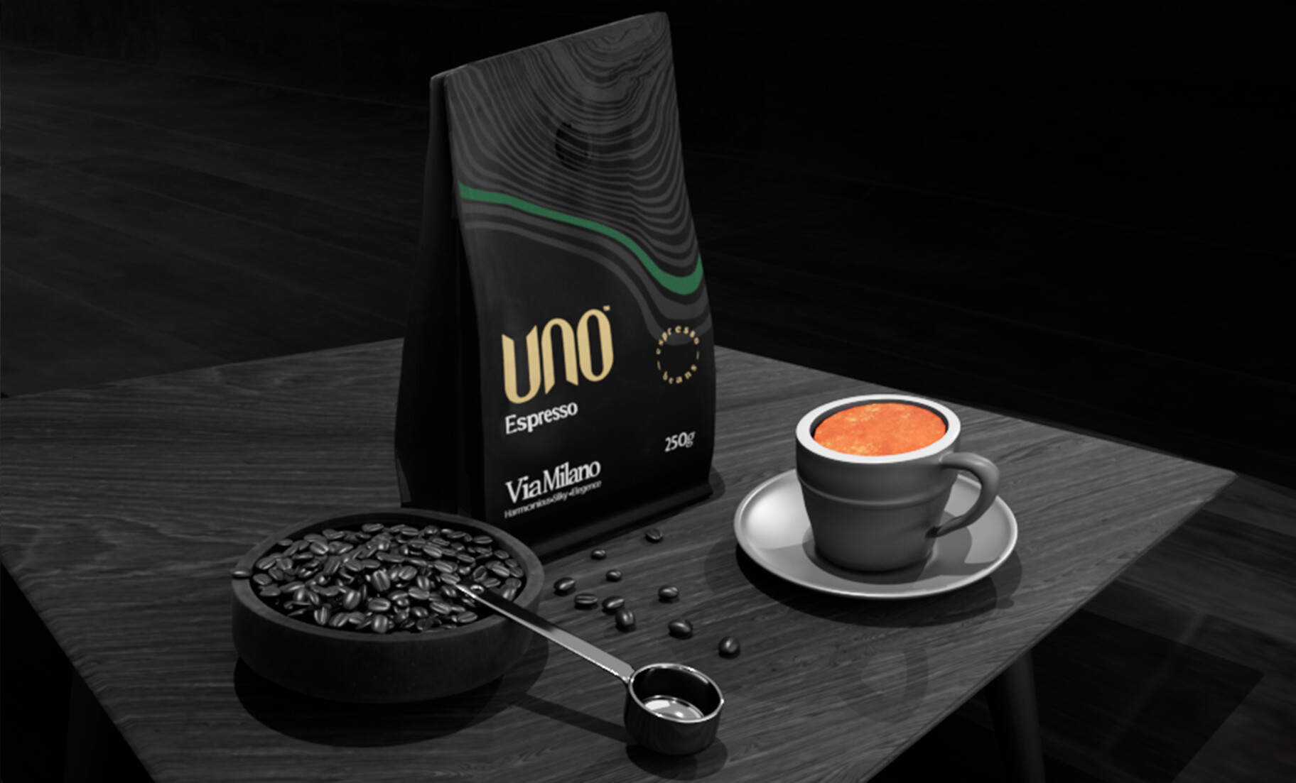 ArtStation - UNO Coffee Ad