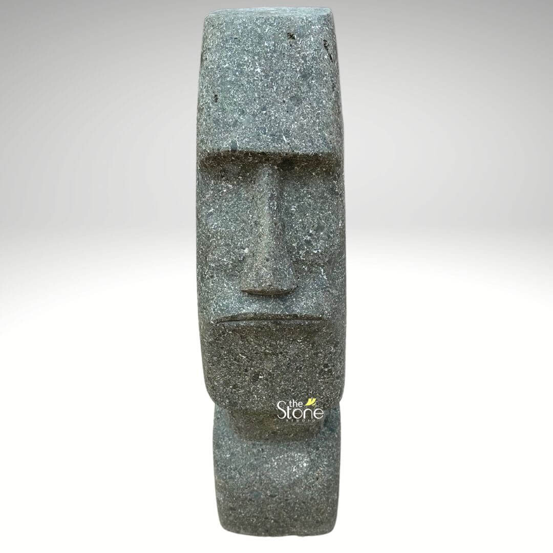 The Stone Studio - Moai Garden Statue 2ft | The Stone Studio