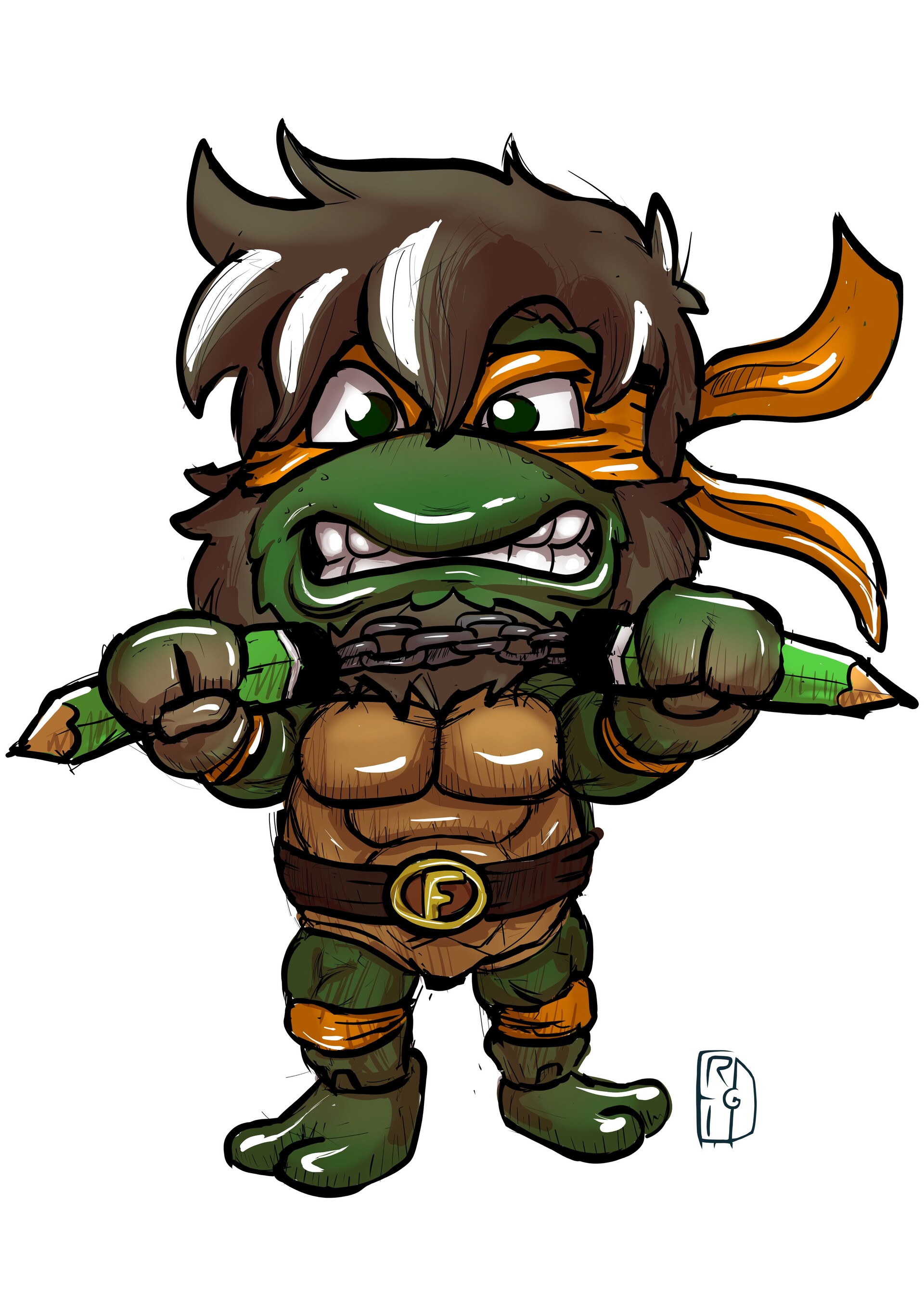 ArtStation - Fridge mutant ninja turtle