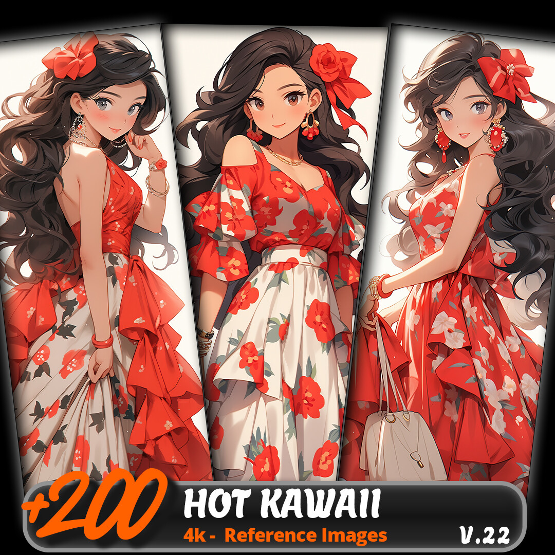 ArtStation - HOT KAWAII VOL. 22 /4K/ Reference Image