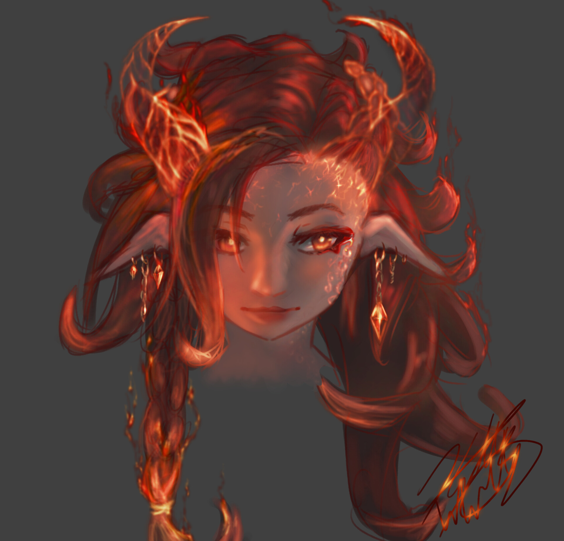 ArtStation - OC Sketch - Draconic