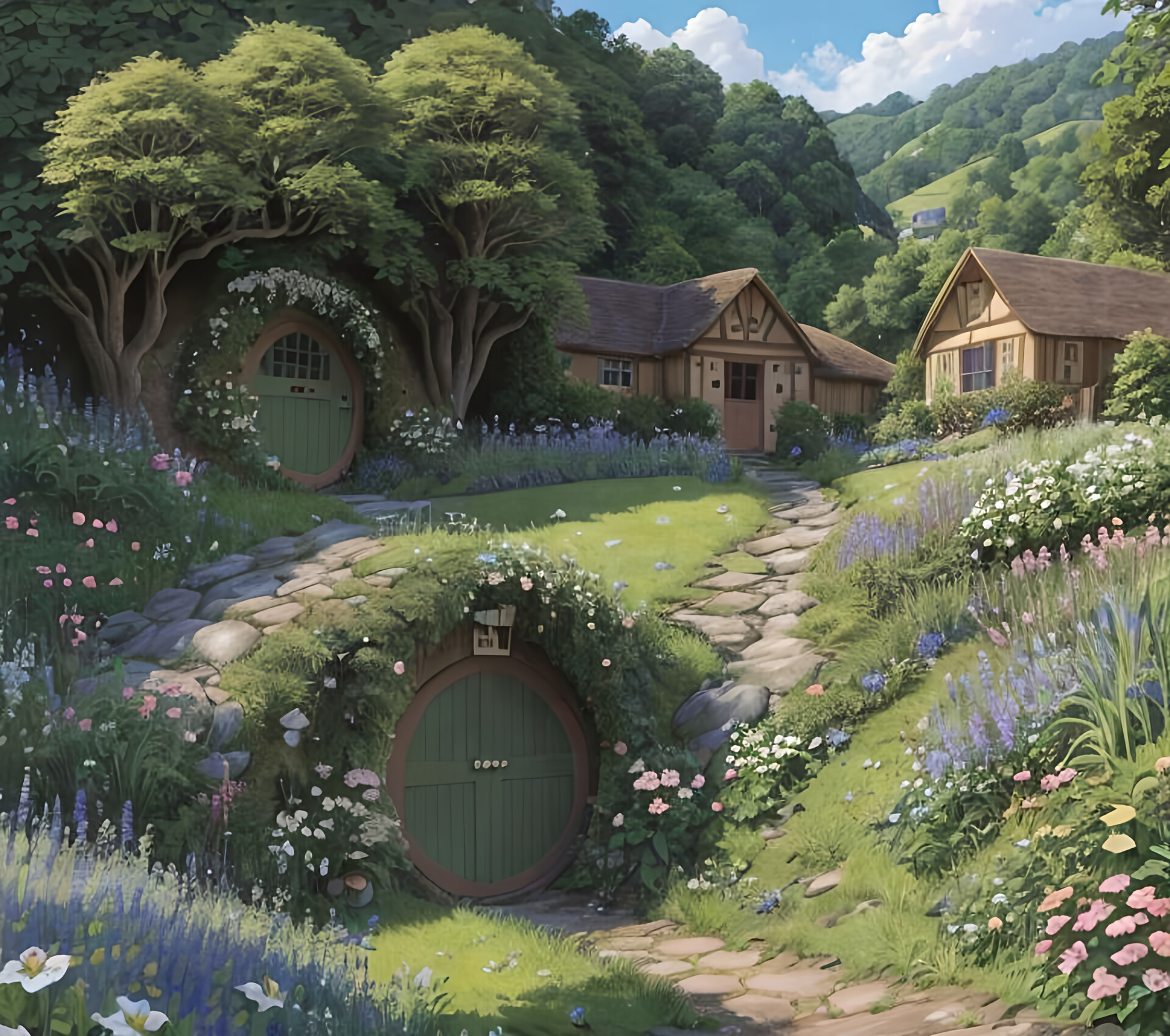 ArtStation - The Shire And Surroundings