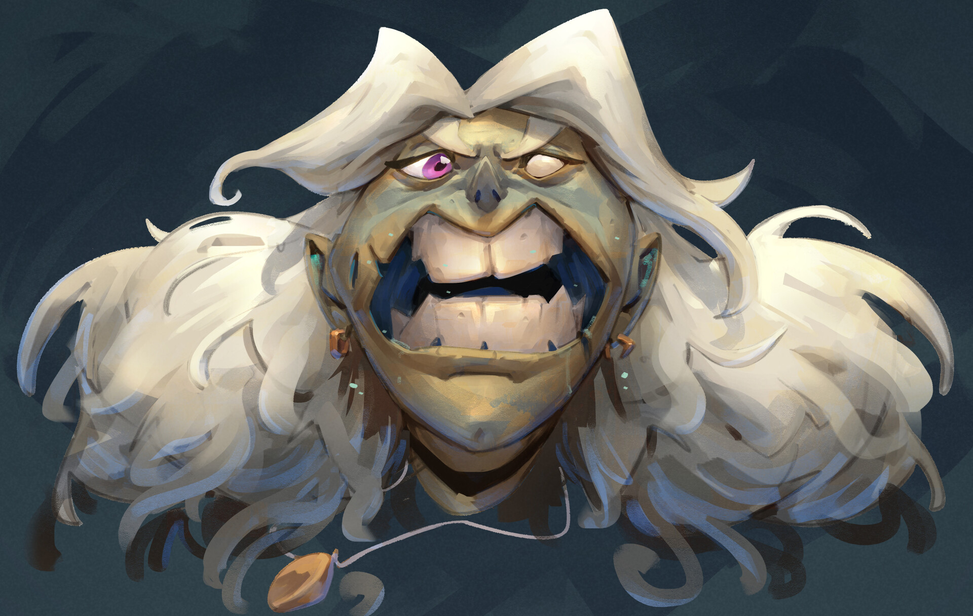 ArtStation - Angry Zombie Lady