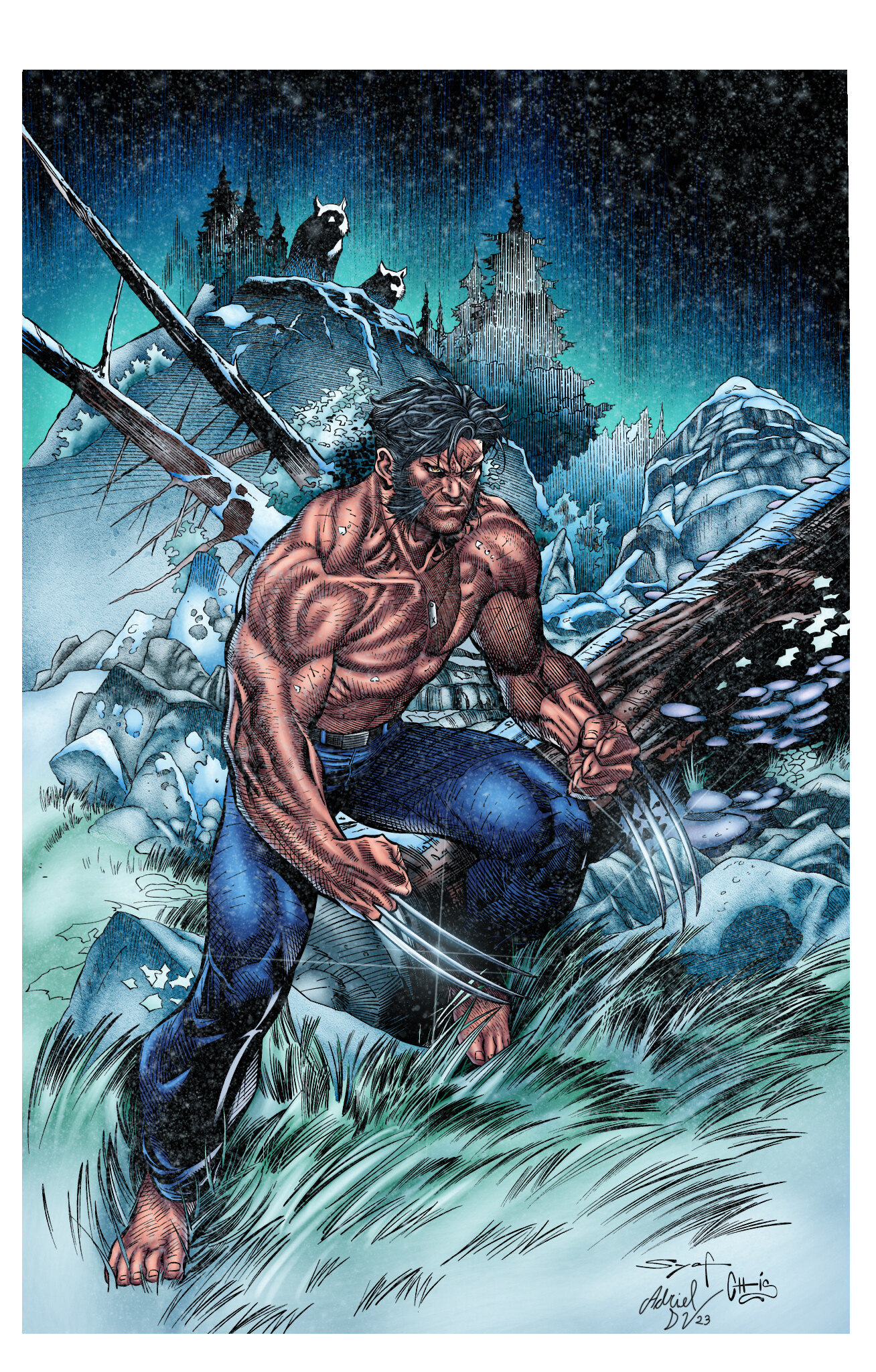 ArtStation - Wolverine COLORS sample
