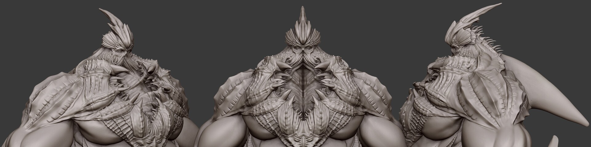 sunggil lee - Fishman creature concept