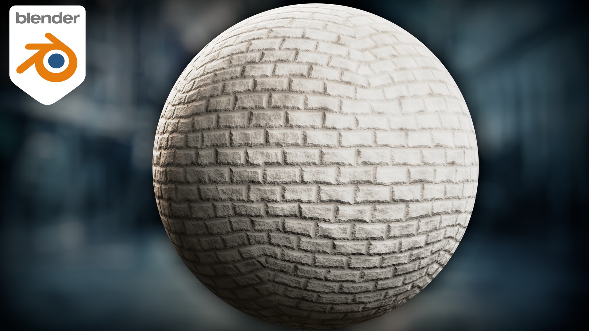 Ryan King - Procedural White Brick Material (Blender Tutorial)