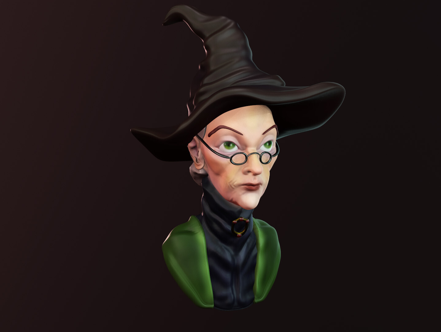 ArtStation - Minerva McGonagall - Fast sculpt training