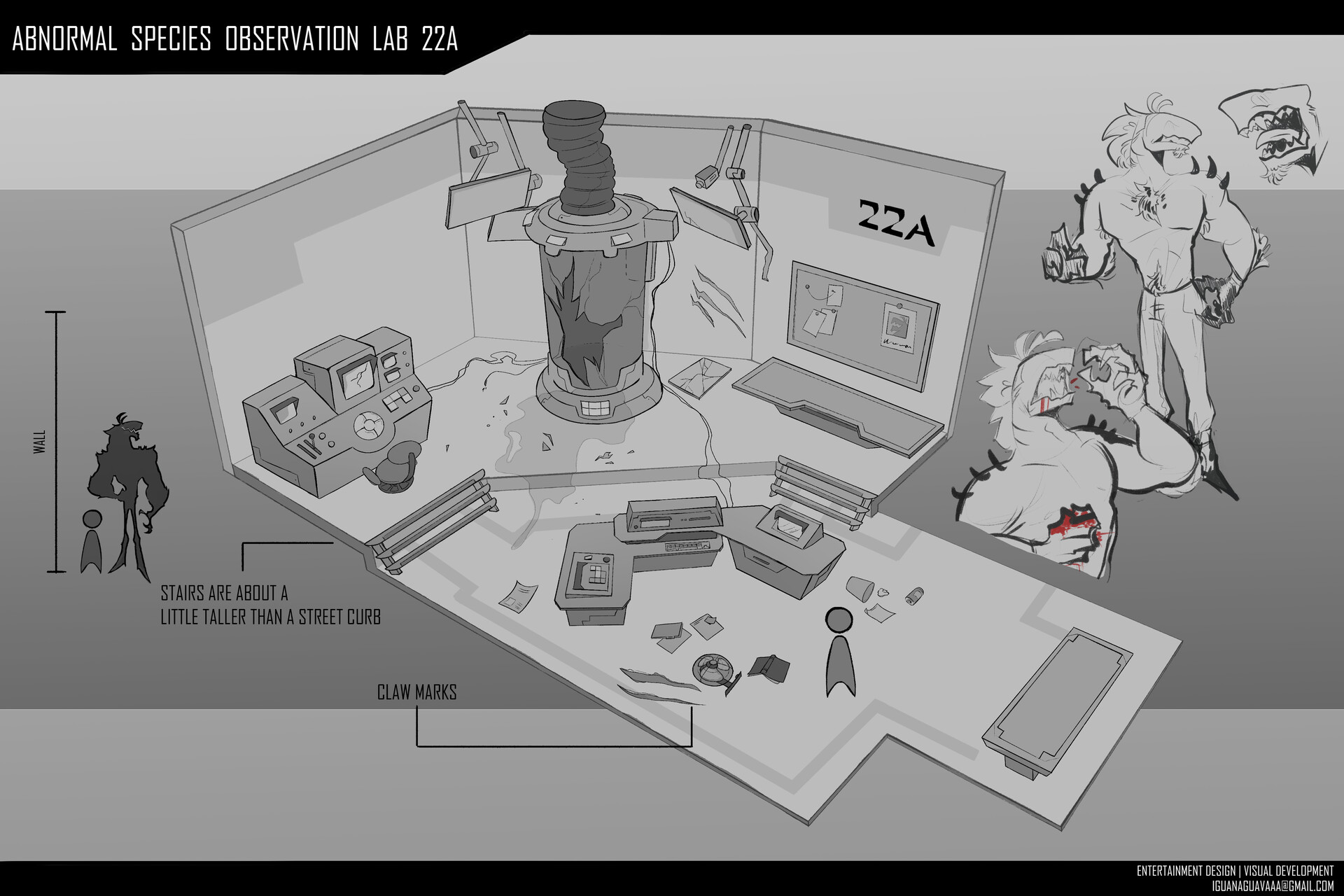 ArtStation - Abnormal Species Observation Lab 22A