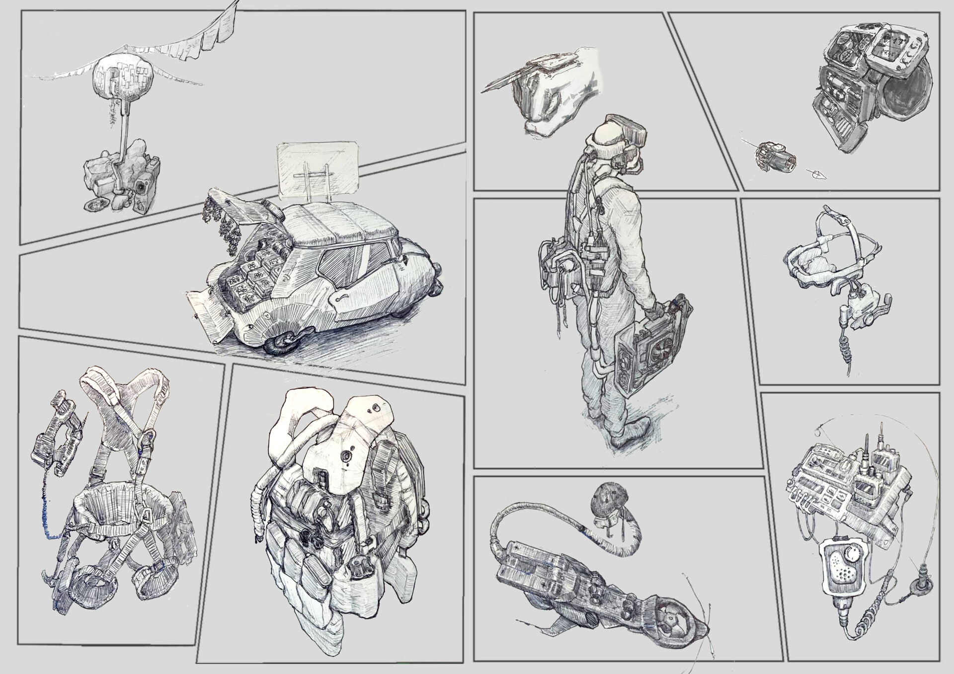 ArtStation - Cyberpunk | Inktober