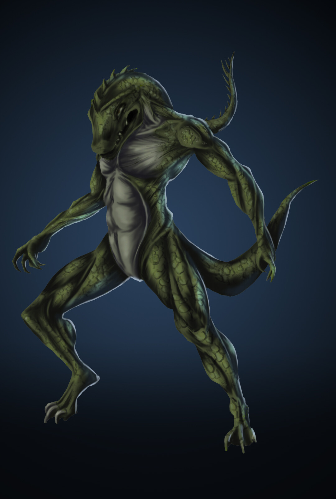 ArtStation - Anthropomorphic Crocodile