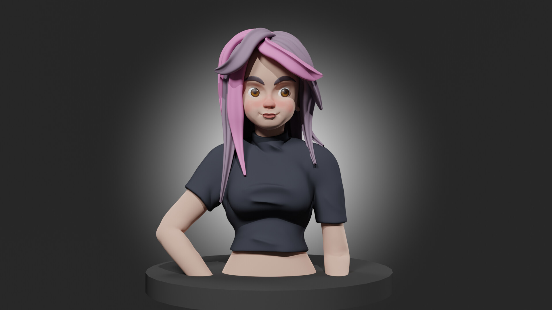 ArtStation - Weekend snack, hair needs some work :)