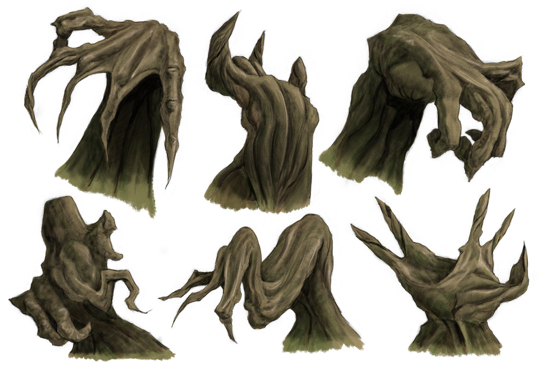 ArtStation - Hand Trees more