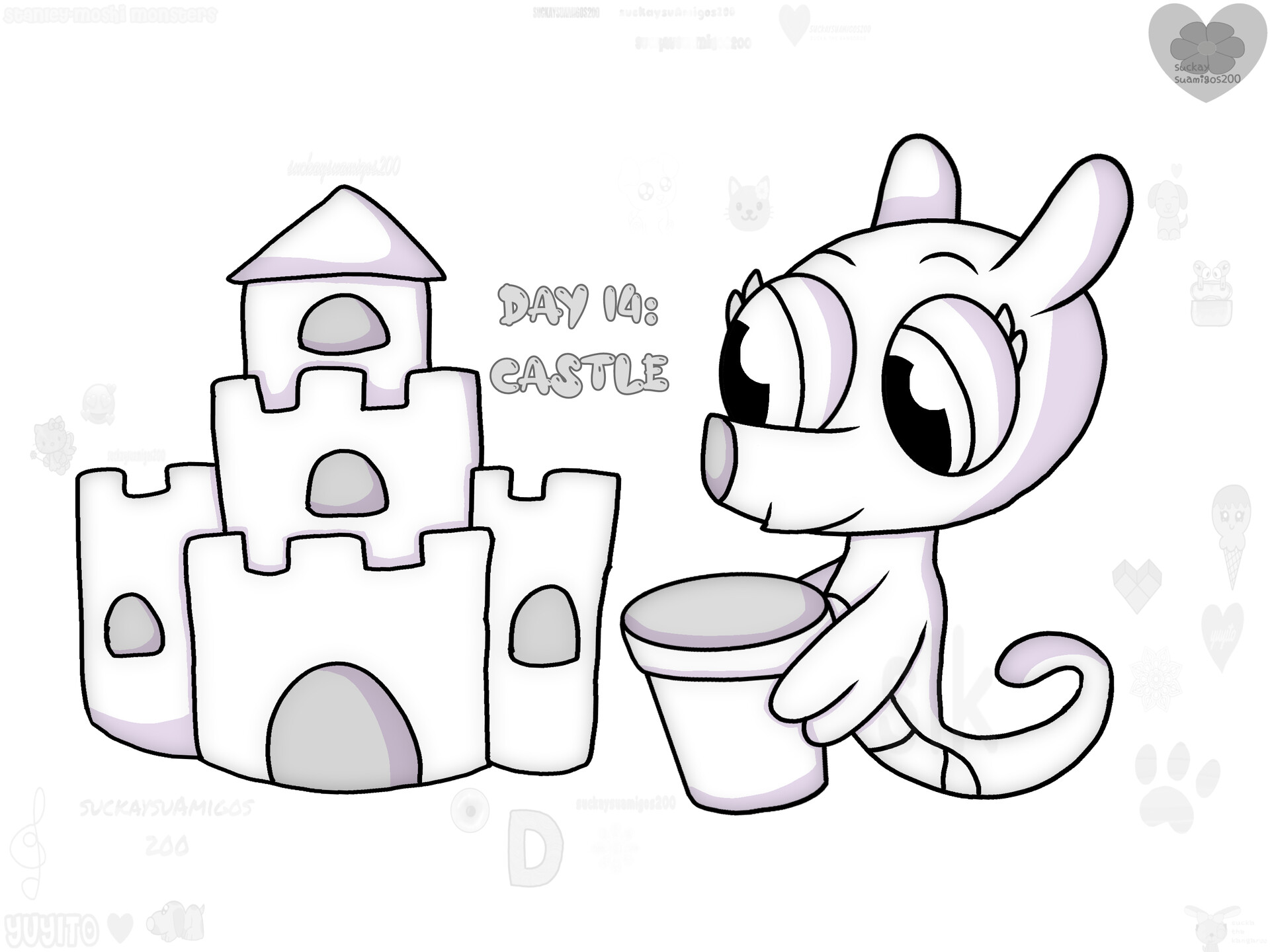 ArtStation - Inktober 2023 Day 14: Castle