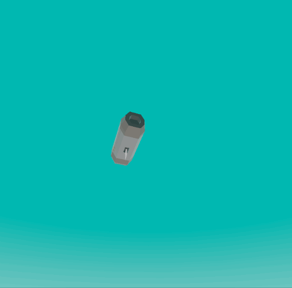 Yuuki Tsuji - T-10 pod space craft GIF animations