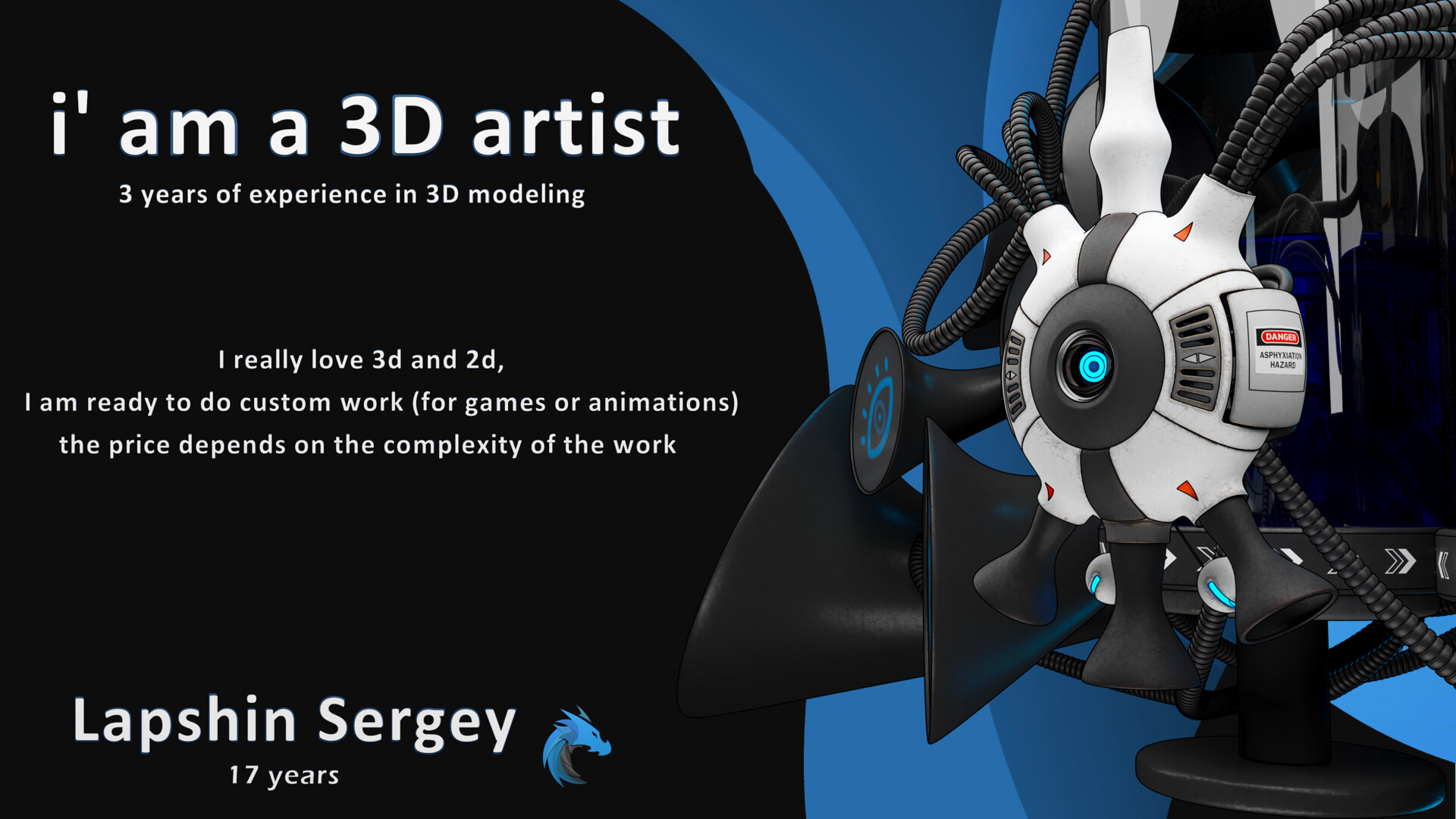 ArtStation - the ad itself ( robot music installation )