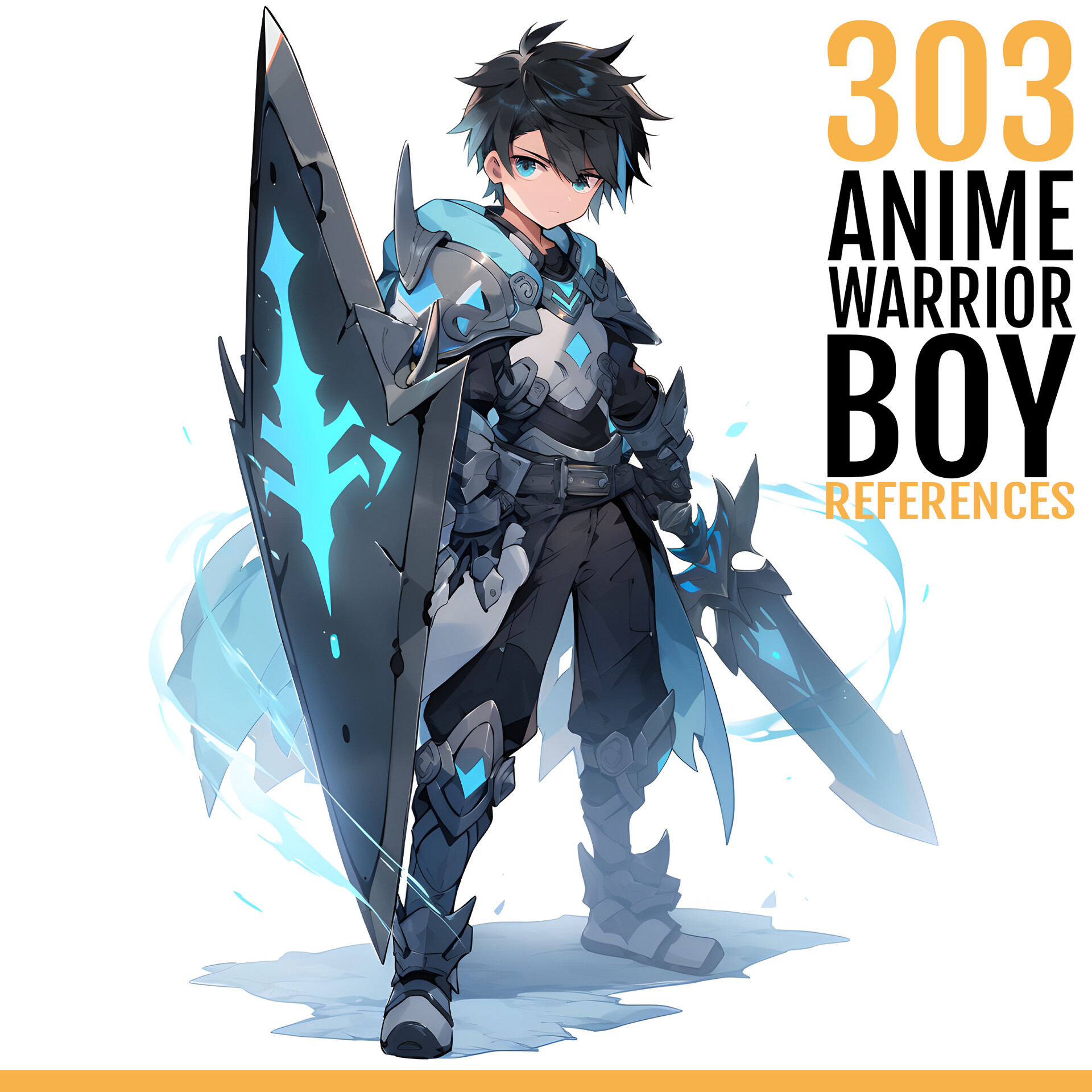 ArtStation - 303 Anime Warrior Boy