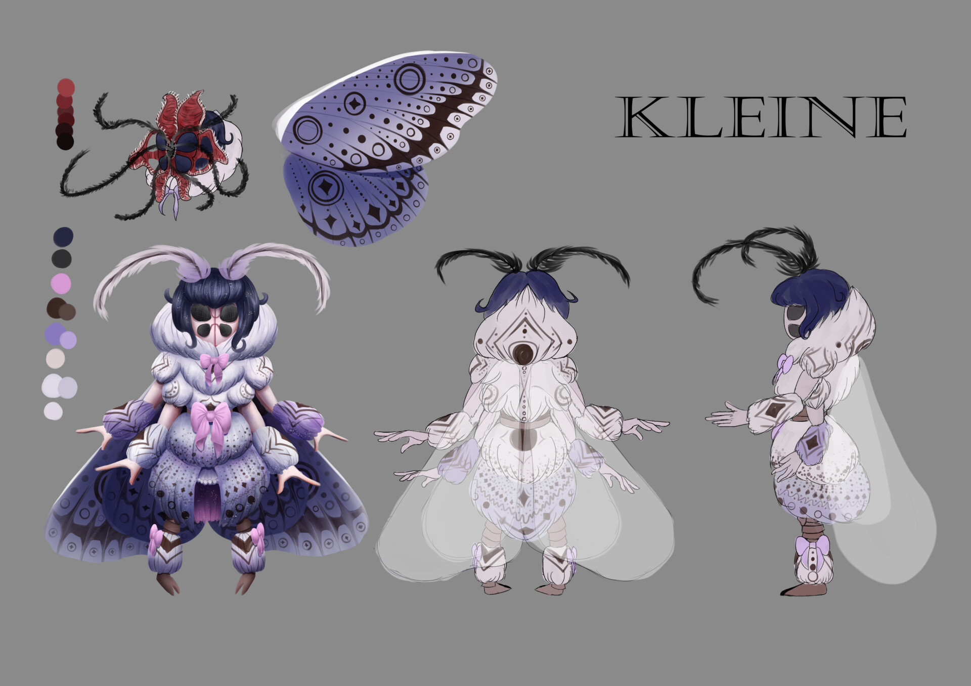 ArtStation - Kleine the moth child