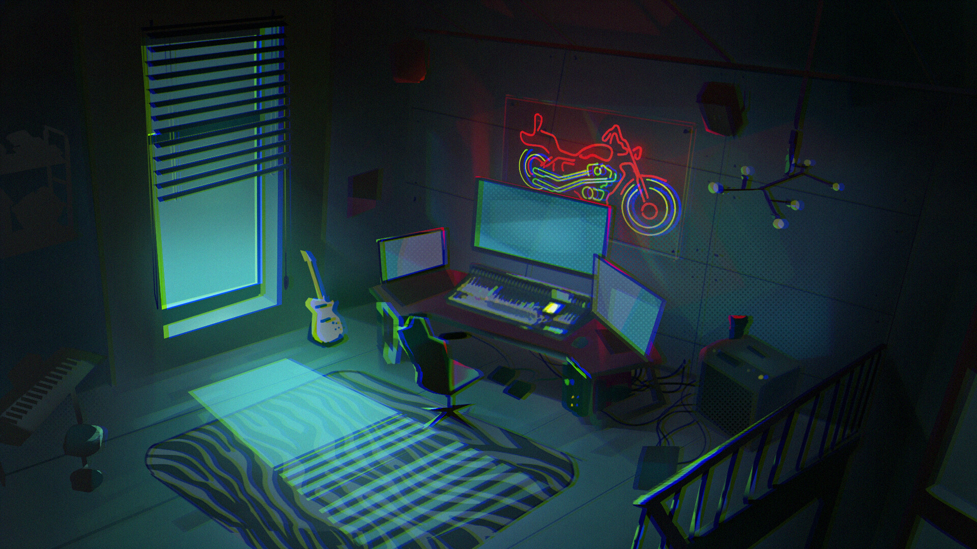 ArtStation - background test work